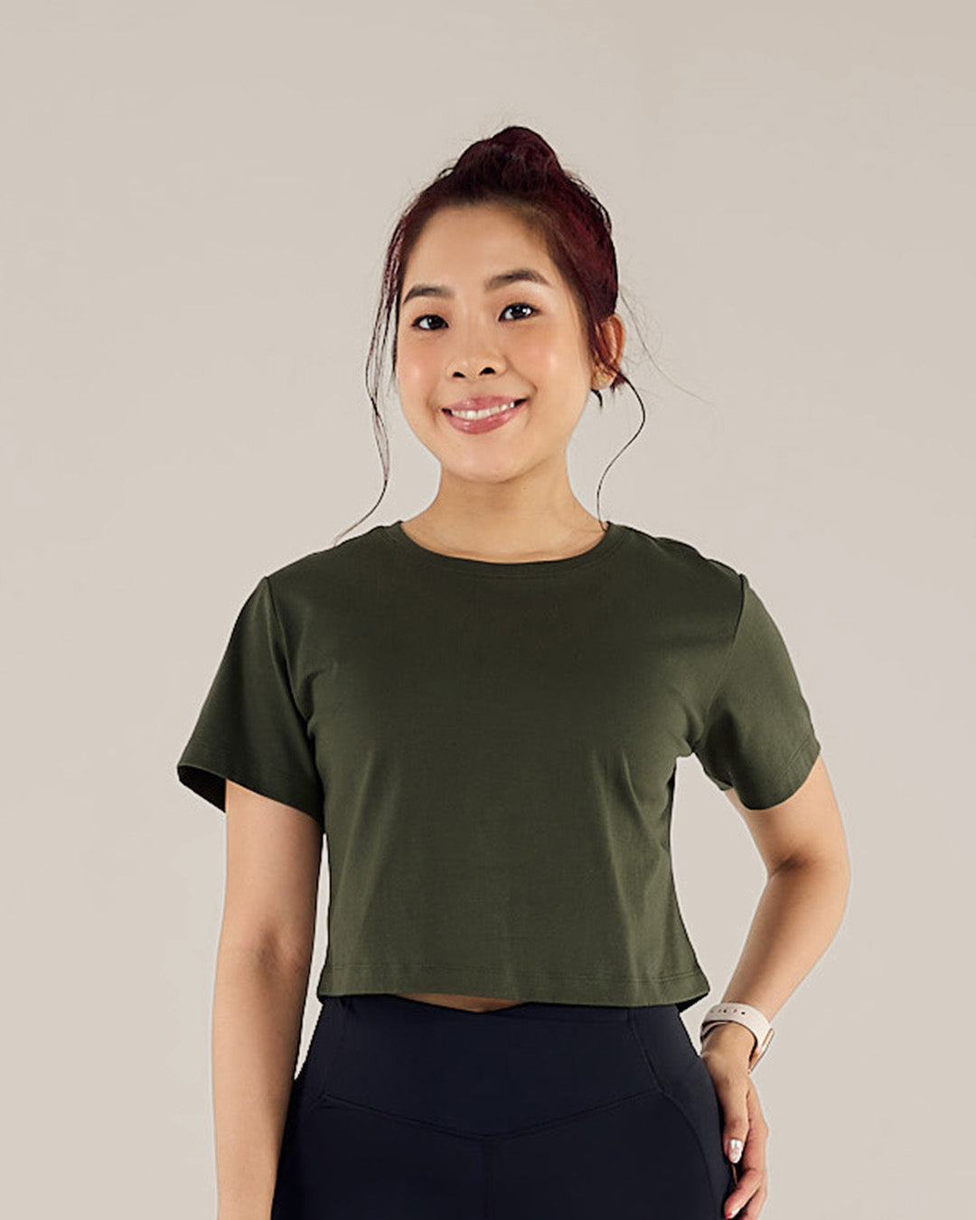 AirCotton Boxy Tee: Breathable, Boxy, Moisture-Wicking Short-Sleeve Activewear for All Seasons