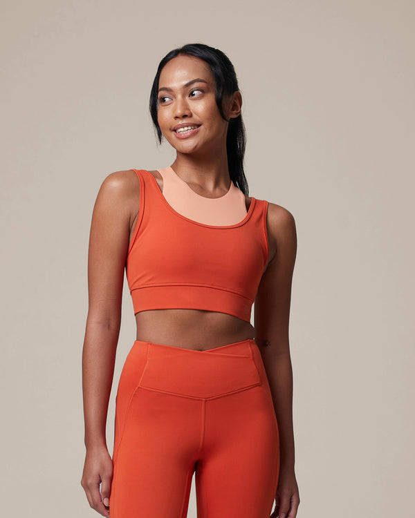 Endorphins High-Impact Sports Bra | Dual-layer Design, Vibrant, Support ...